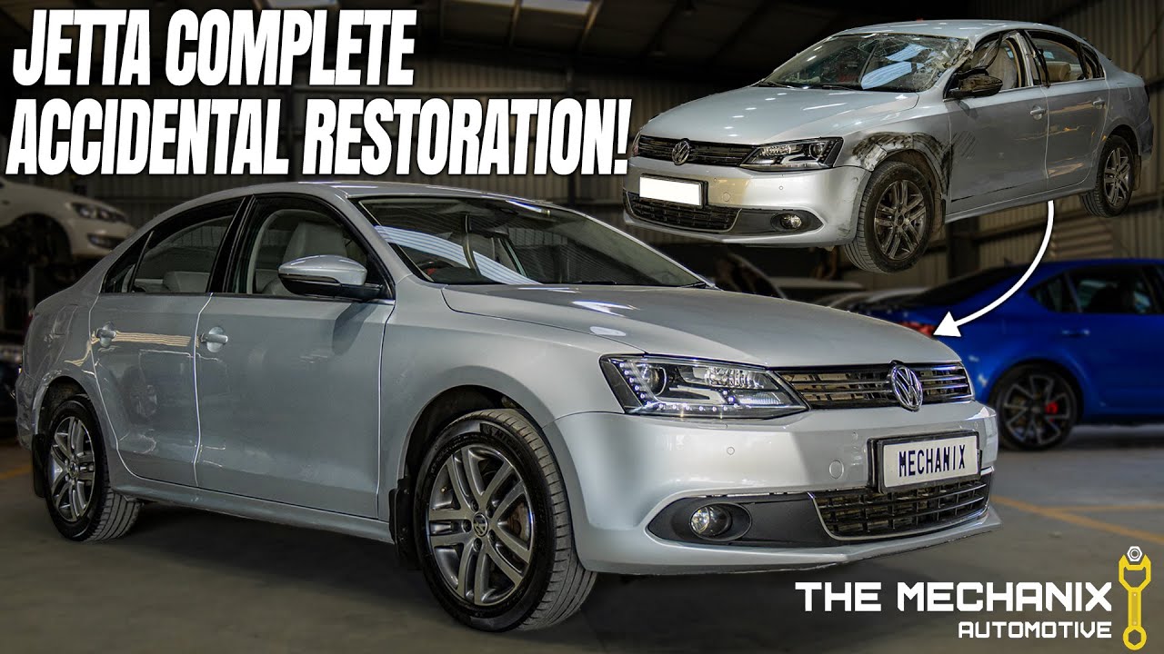 MAJOR ACCIDENT! Restoring a 2014 VW Jetta TDI after a massive collision ...