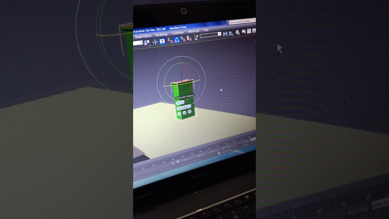 3ds max bevel - YouTube