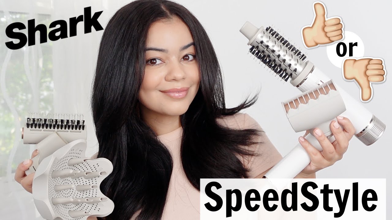 NEW Shark SpeedStyle for Blowouts - Curly Hair APPROVED?! - YouTube