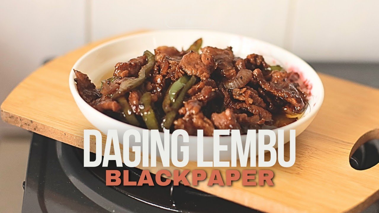 Daging Goreng Lada Hitam | Daging Blackpaper 💥 Ringkas & Mudah - YouTube