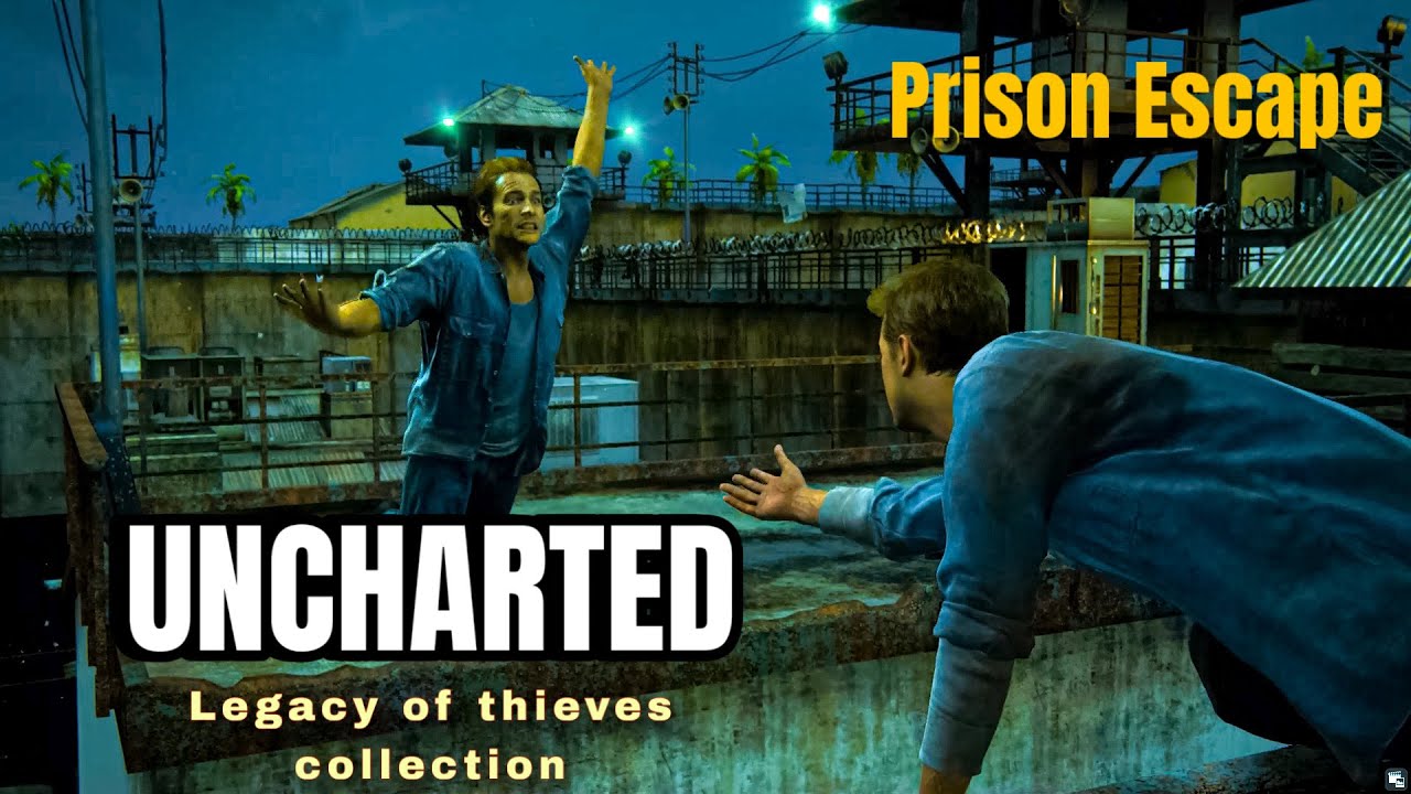 Uncharted Legacy of Thieves Collection | Prison Escape Scene | 4K ...