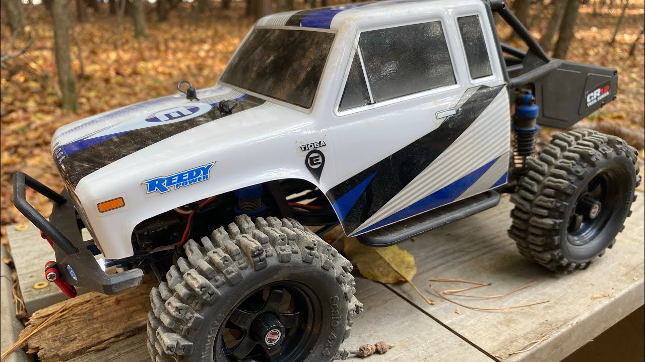 Team Associated Tioga 3s lipo,5-star wheels with mudslinger 1.9s - YouTube