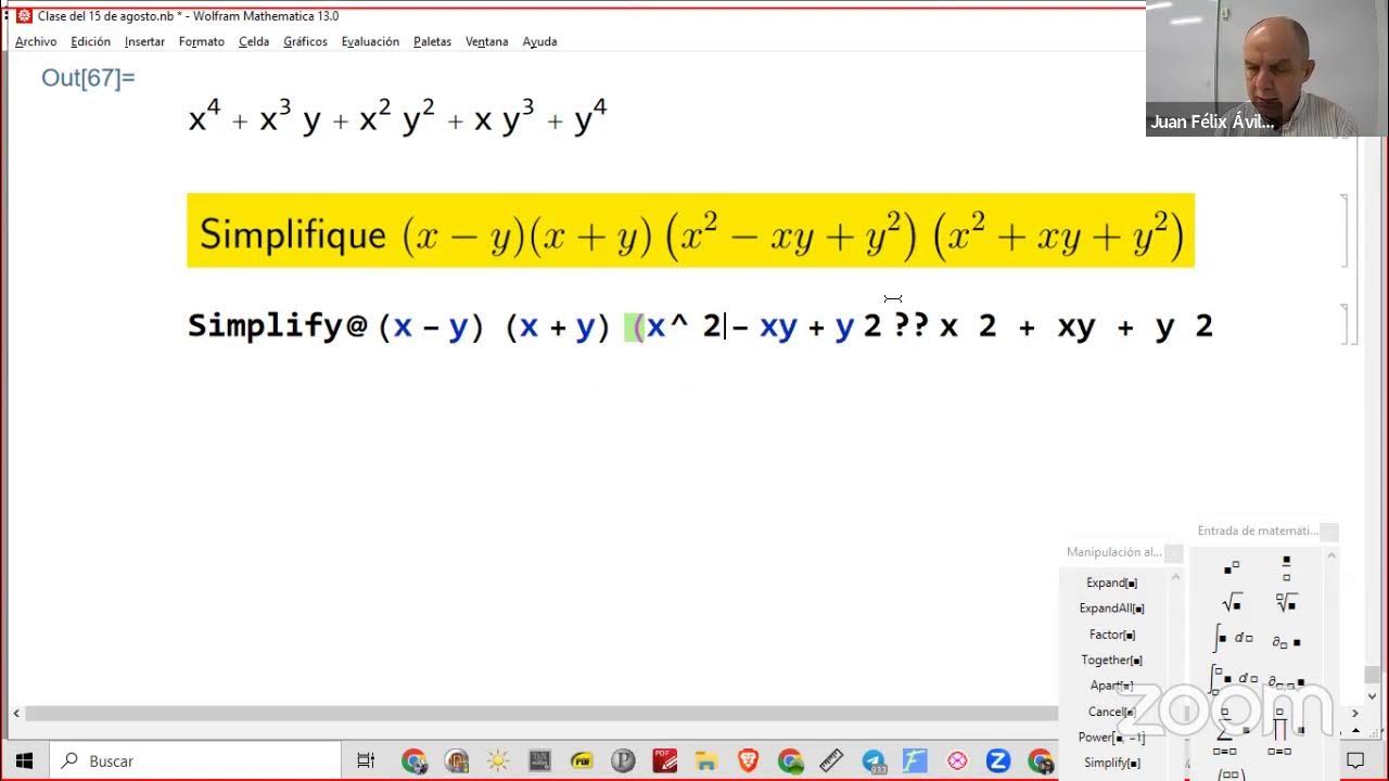 Intro Mathematica (15Ago) - YouTube