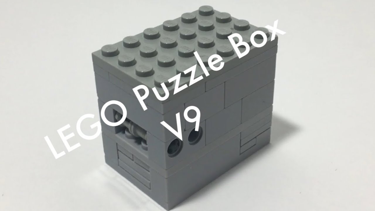 How to build a small LEGO Puzzle Box [V9] | Easy and Simple Tutorial ...