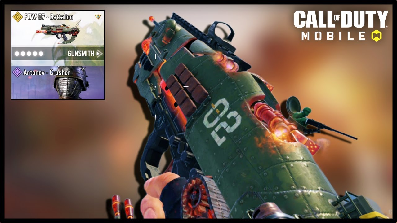 Legendary PDW-57 Battalion Gameplay Call of Duty Mobile - YouTube