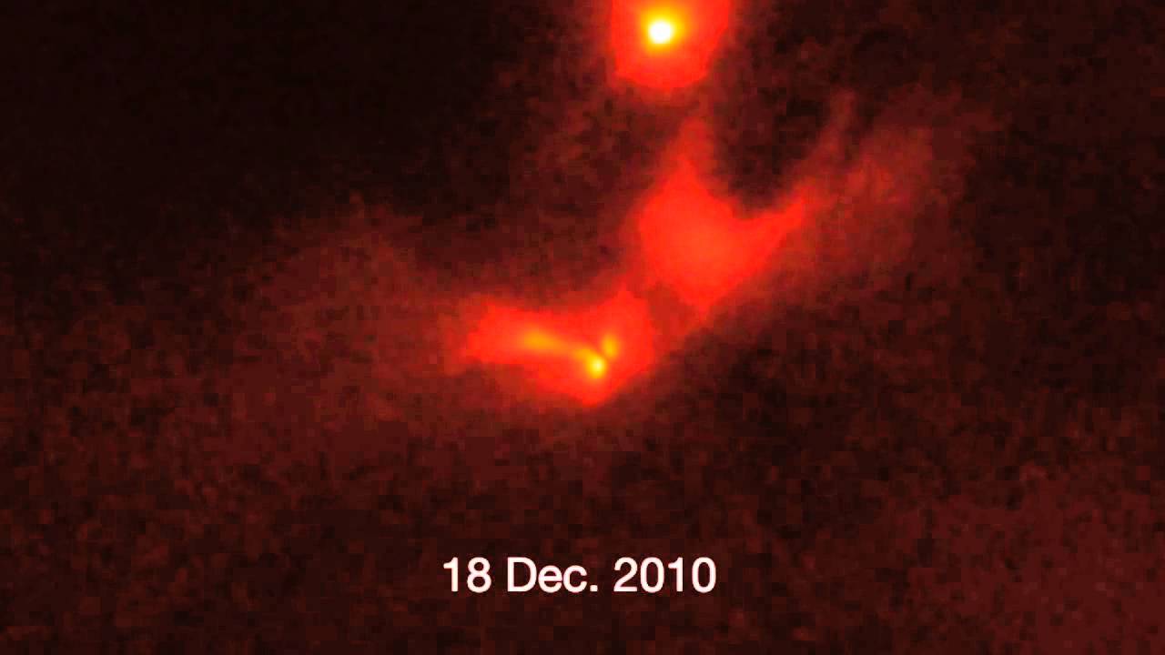 Flashing Star Spied By Hubble | Time-Lapse Video - YouTube