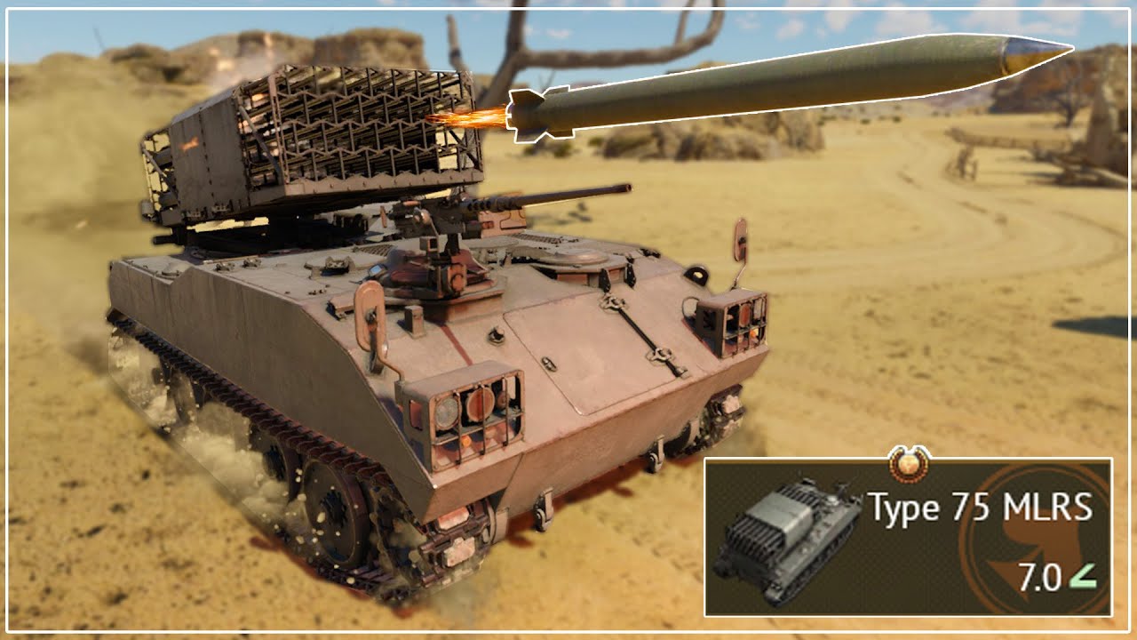 The Japanese Type 75 MLRS Is Pretty Cool In War Thunder! - YouTube