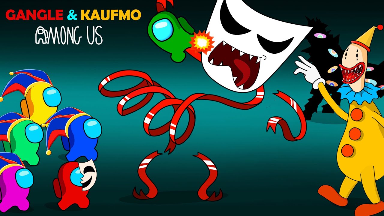 어몽어스 VS GANGLE & KAUFMO | AMONG US ANIMATION - YouTube