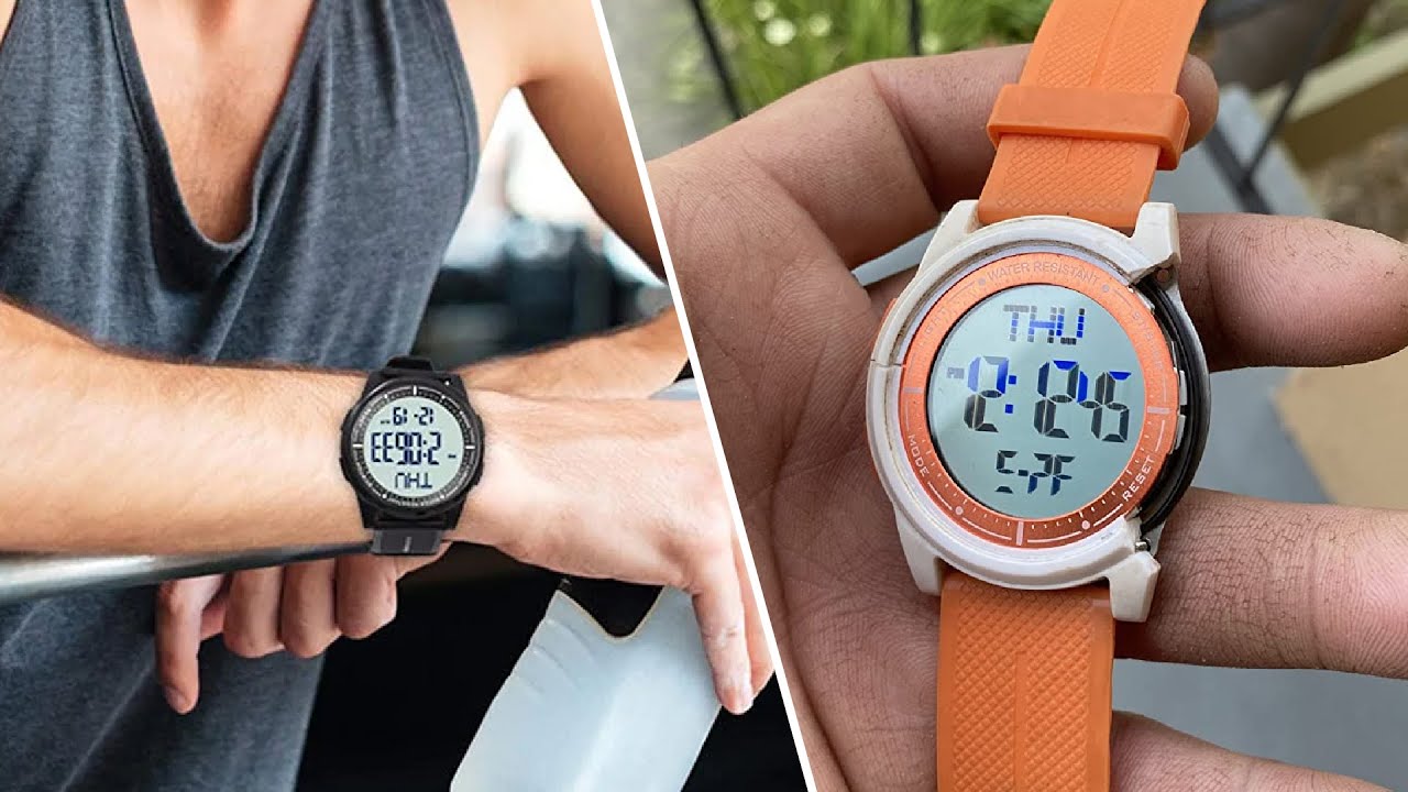 Beeasy Digital Watch Waterproof with Stopwatch Alarm : Maybe You Like ...