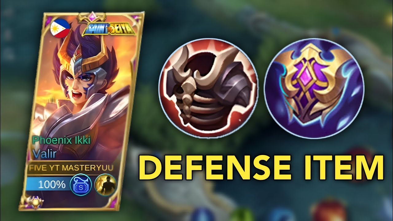 VALIR DEFENSE ITEM FOR ROAMER SABER | VALIR BEST BUILD AND EMBLEM ...