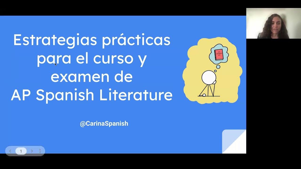 Estrategias prácticas para el curso y examen de AP Spanish Literature ...