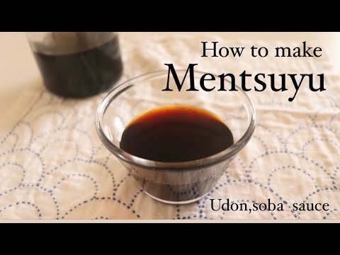 Authentic Mentsuyu Recipe for Udon, Soba, and More | Homemade Japanese ...