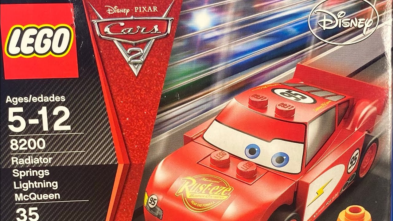 Lego Radiator Springs Lightning McQueen Speed build - YouTube