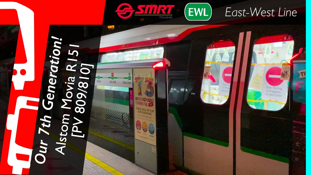 [SMRT] Alstom Movia R151 809/810 - EW4|CG Tanah Merah - YouTube