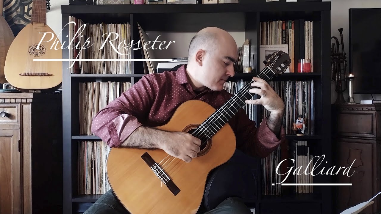 Philip Rosseter (1567-1623) Galliard - Damiano Mercuri guitar - YouTube