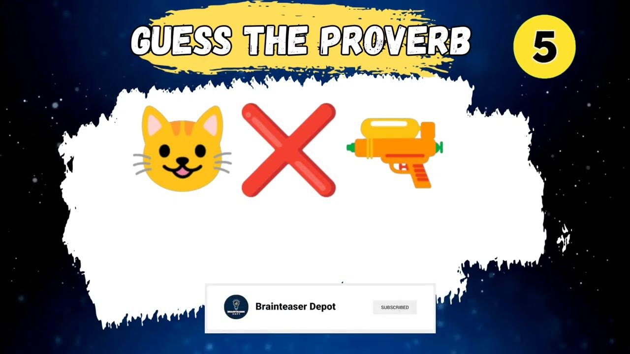 Guess the English Proverb with Emoji! Test Your Proverbial Prowess! 🤔💡 ...