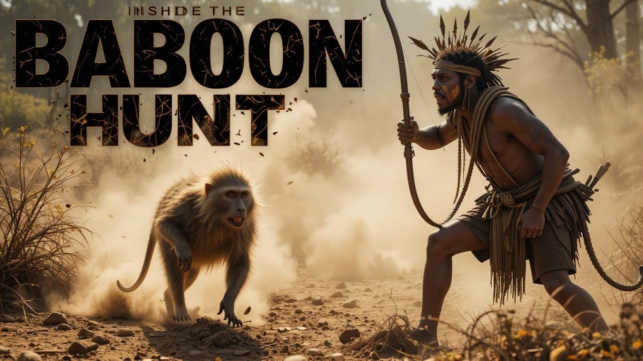 Inside the Hadzabe Tribe's Baboon Hunt – The Baboon Eating Warriors of ...
