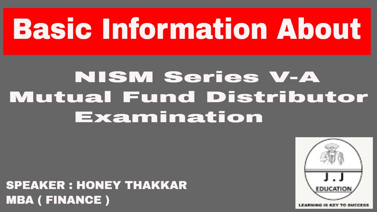 NISM Exam Preparation : Basic Information about NISM Mutual Fund Exam ...