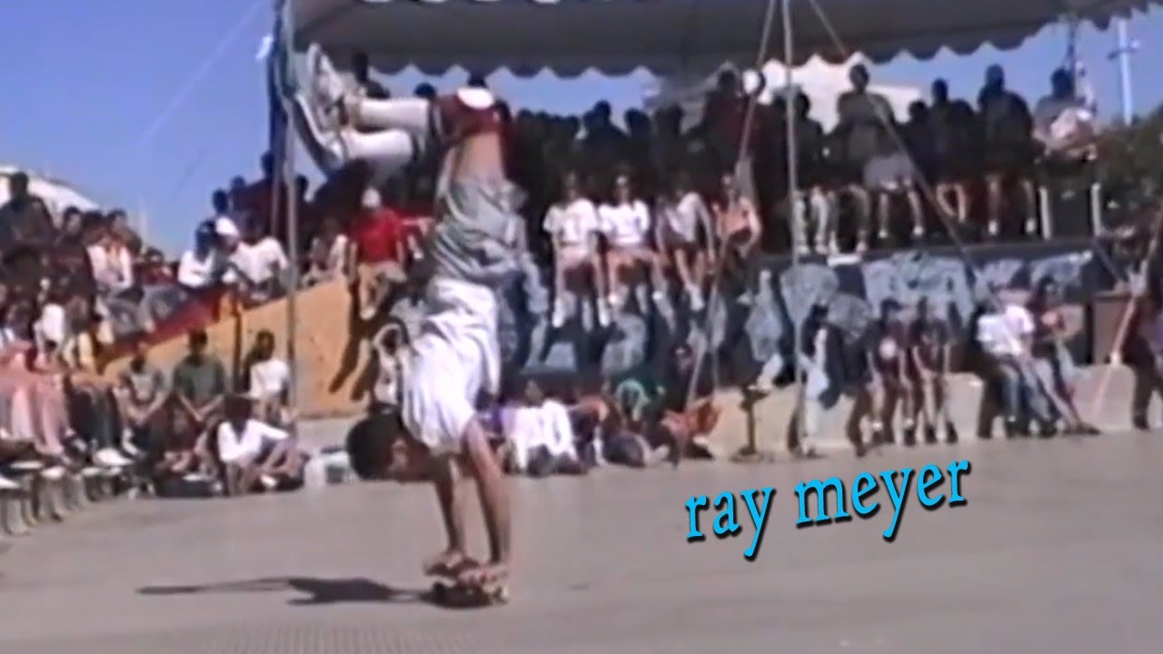 Ray Meyer Skateboarding 1990 - YouTube