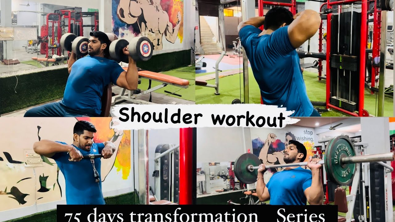 75Days Transformation series || Complete Shoulder workout || Day 6 ...