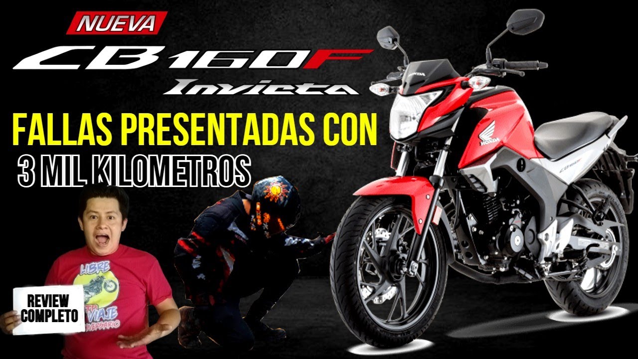 CB 160F HONDA REVIEW COMPLETO Y FALLA PRESENTADA EN MOTO NUEVA. - YouTube