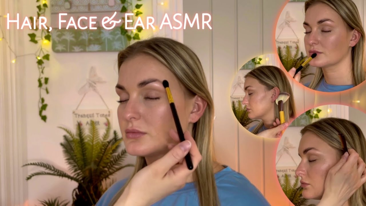 Asmr Real Person Treatment Hair Face Ears Brows Lips Soft