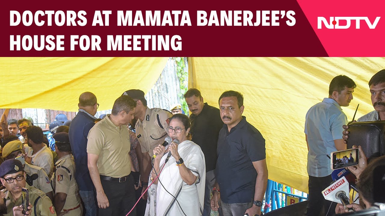 Kolkata Protest | Doctors Reach Mamata Banerjee's House After Her Visit ...