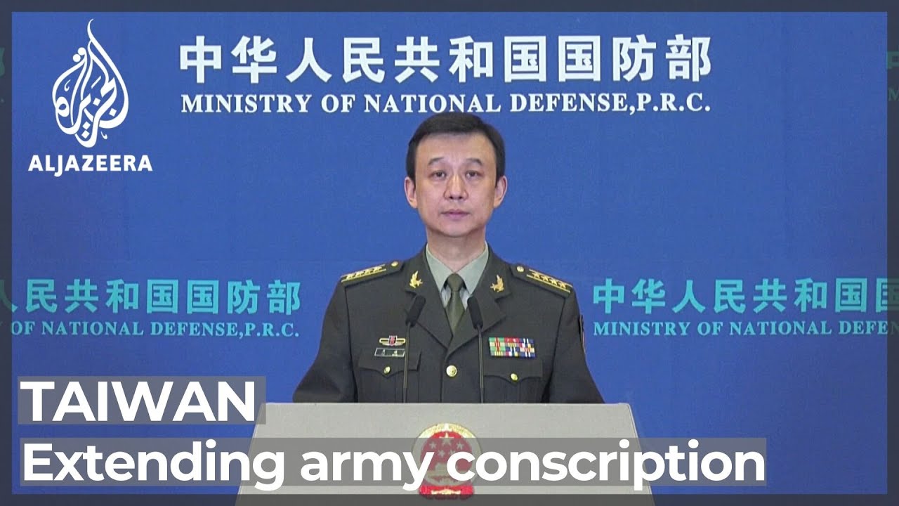 China fears: Taiwan considers extending army conscription - YouTube