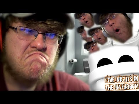 THE RETURN OF THE MAN-EATING TOILET || Five Nights in the Bathroom ...