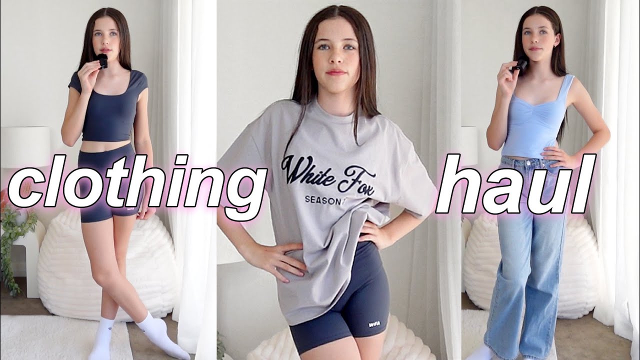 CLOTHING HAUL! White Fox 2024 | Miss Charli - YouTube