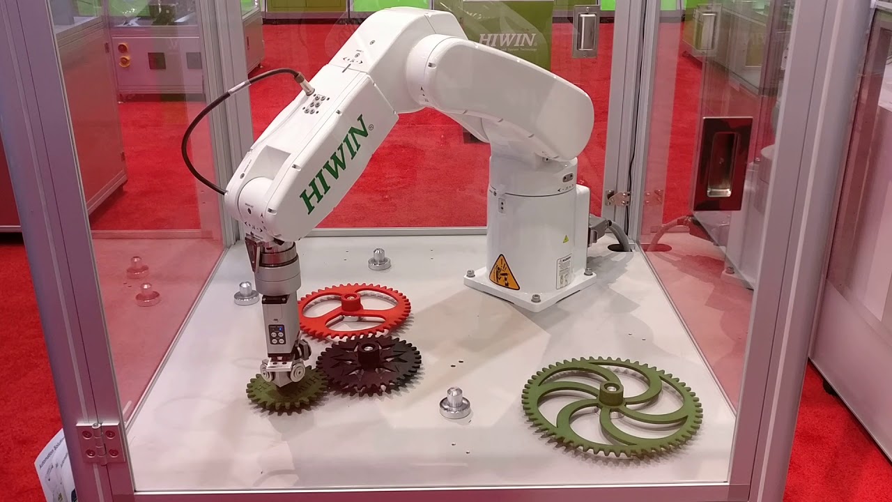 IMTS 2018 - HIWIN - RA605 Series - Gear Assembly - YouTube