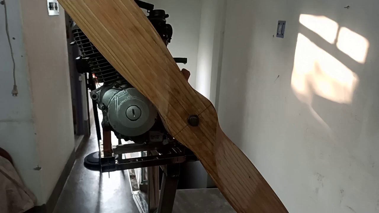 homemade hang glider trike with hero honda karizma engines (india)part ...