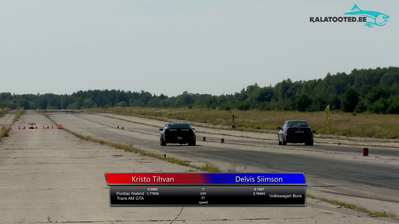 Kristo Tihvan - Pontiac Firebird Trans AM GTA vs Delvis Siimson ...