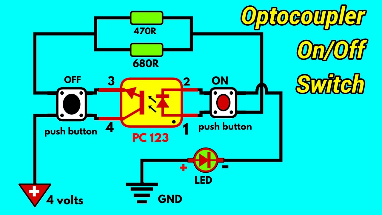 OPTOCOUPLER SWITCH MAKING USING PC123. @jimecomtechnologies6119 - YouTube