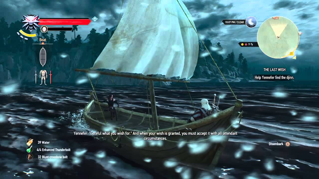 The Witcher 3: Wild Hunt Yennefer Skellige Questline - Last Wish - YouTube