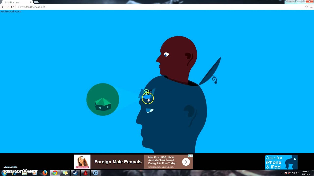 Vectorpark's Games part 1 - Feed the Head and Windosill - YouTube