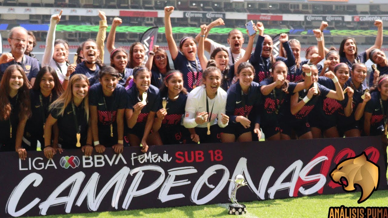 PUMAS CAMPEÓN ANTE AMÉRICA EN EL AZTECA | SUB-18 FEMENIL - YouTube