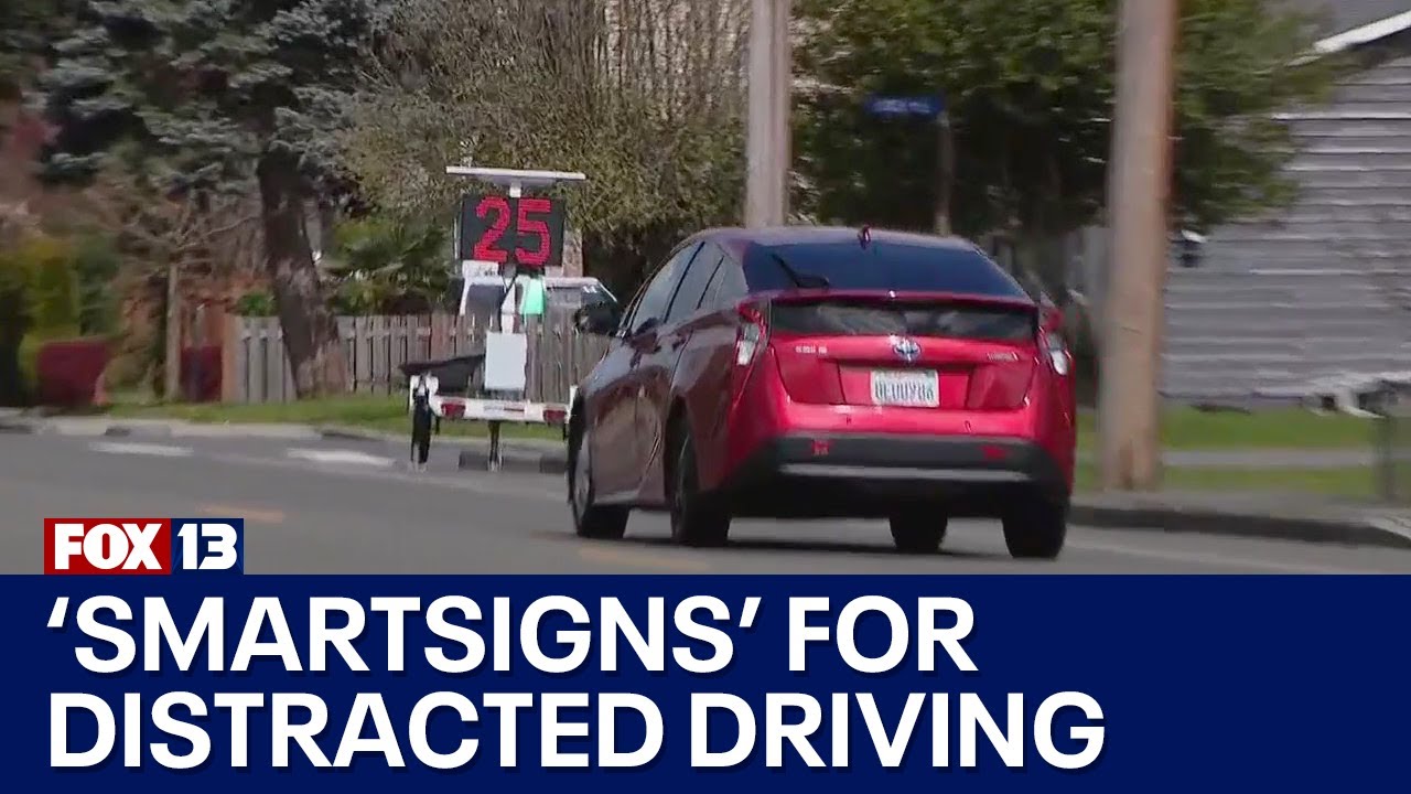 ‘SmartSigns’ use infrared to detect distracted driving | FOX 13 Seattle ...