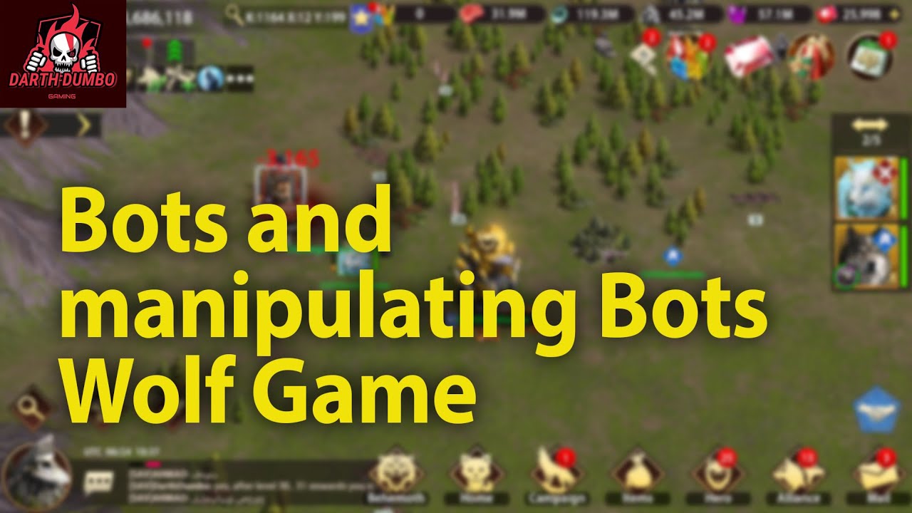 Wolf Game | Bots and Manipulating Bots - YouTube