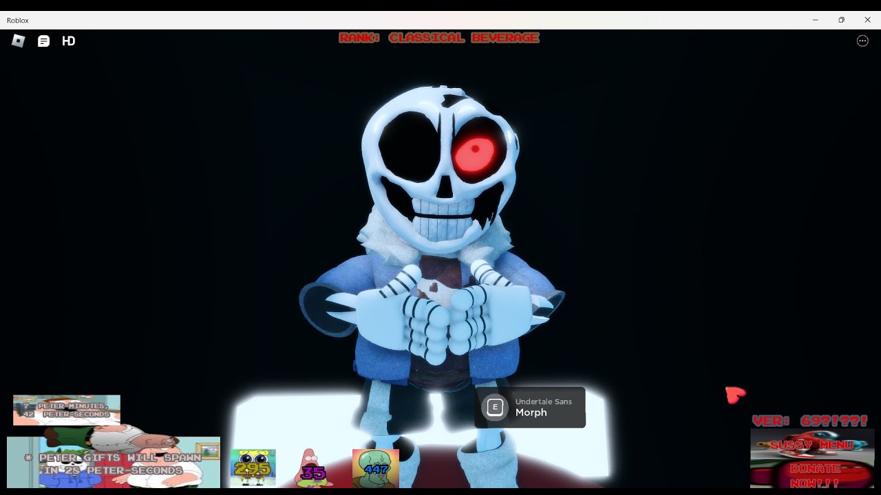 (April Fools) GOD HORROR SANS showcase | Multiver-sal Tycoon [THE ...