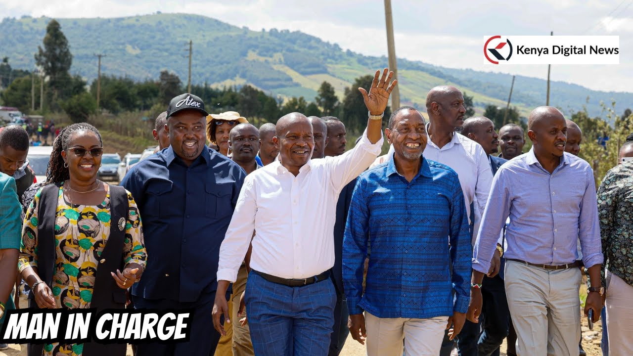 See How DP Kindiki Arrived in Kieni to inspect Endarasha-Charity ...