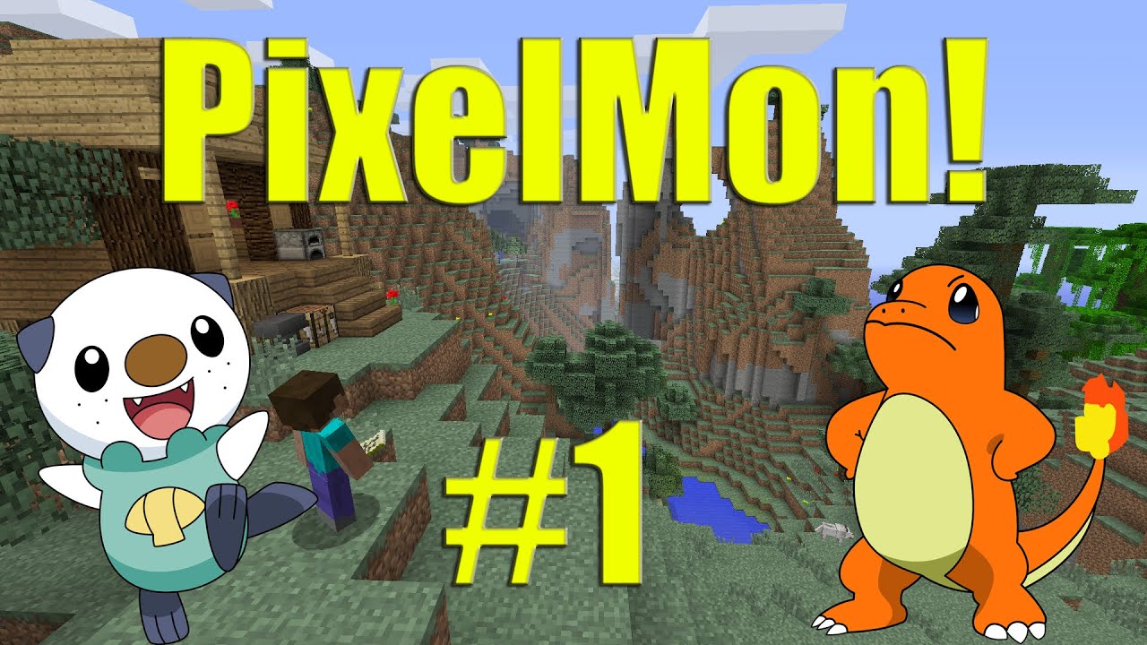 Charmander vs Oshawott- Pixelmon Let's Play 1-hour Special- ep.1 w ...