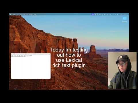 Day 2: Code with me - Building simple Lexical rich text plugin - YouTube