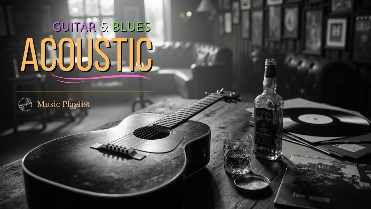 Whiskey Moonlight 🥃 Acoustic Blues Guitar for Rustic Evenings, Roadside ...