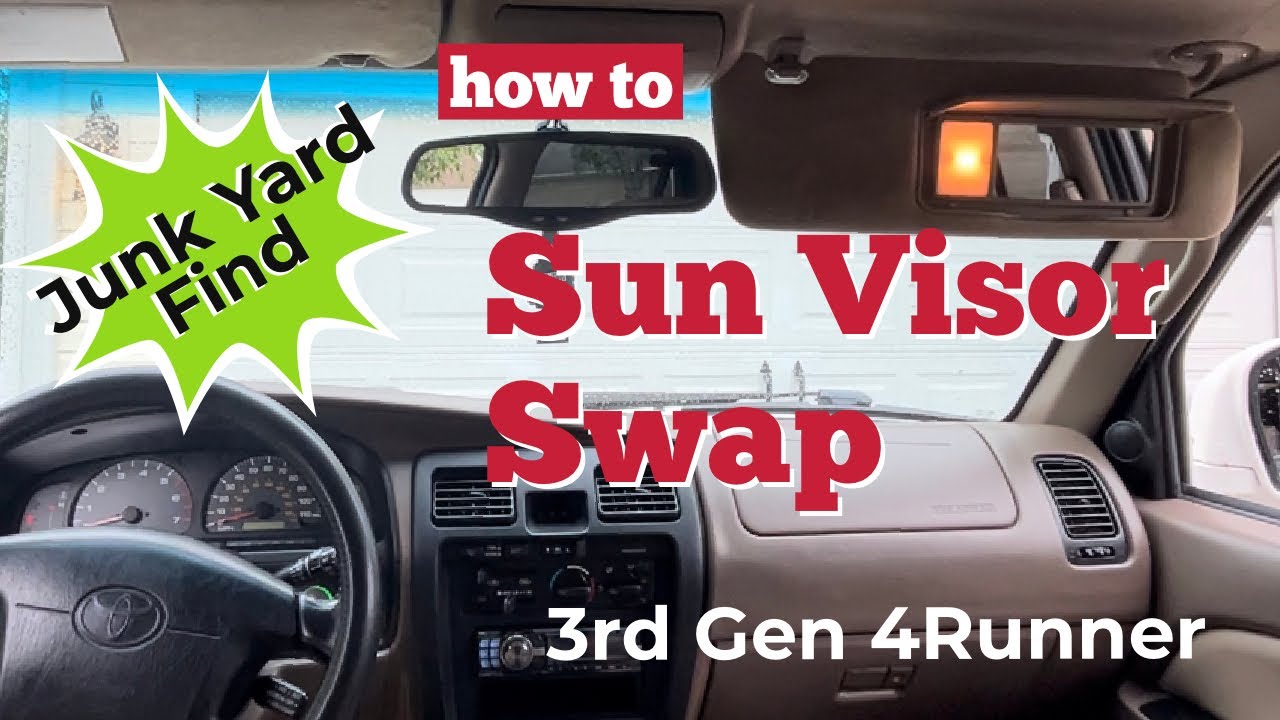 4Runner Sun Visor Upgrade - 3rd Gen Toyota - YouTube