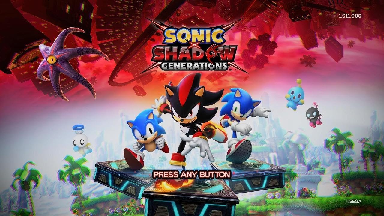 SONIC X SHADOW GENERATIONS menu music - YouTube