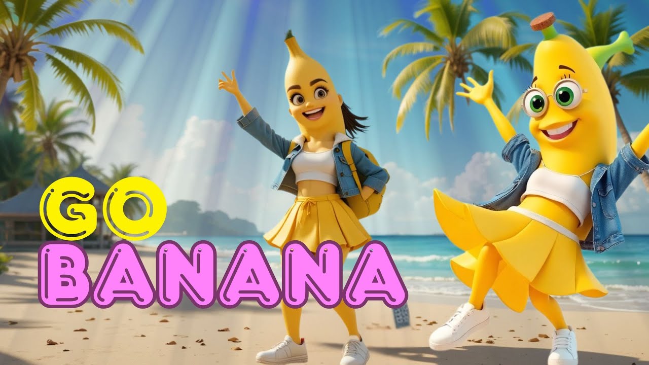 👉 Go Bananas! 🍌 Funny Cartoon Banana Song | Dance, Laugh & Sing Along 🎶 ...