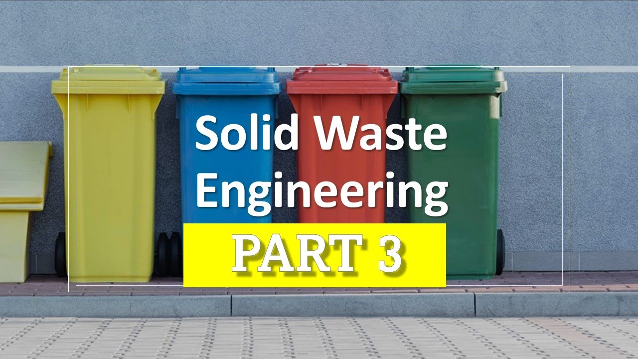 Solid Waste Engineering Part 3 | Sanitary Landfill Operation & Design ...