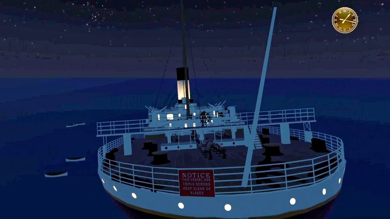 TITANIC SINKING DOCKING BRIDGE POV!!!! - Titanic 4D Simulator - YouTube