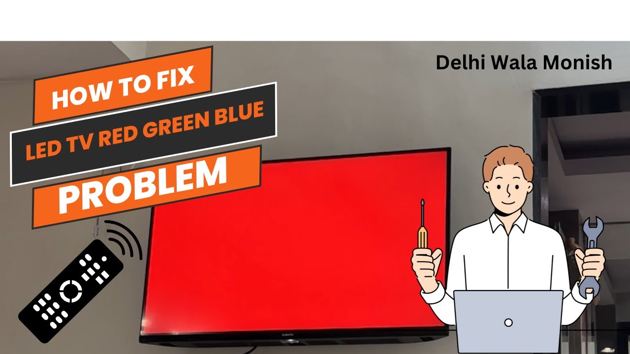 How to fix red blue green colour problem - YouTube